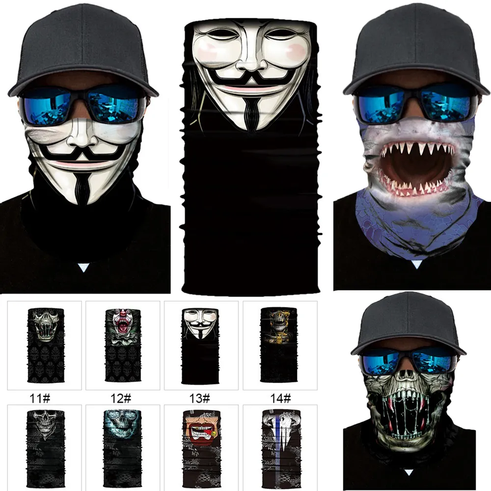 Skull Mask Balaclava - Skeleton Masquerade Mask for Halloween, Ski ...