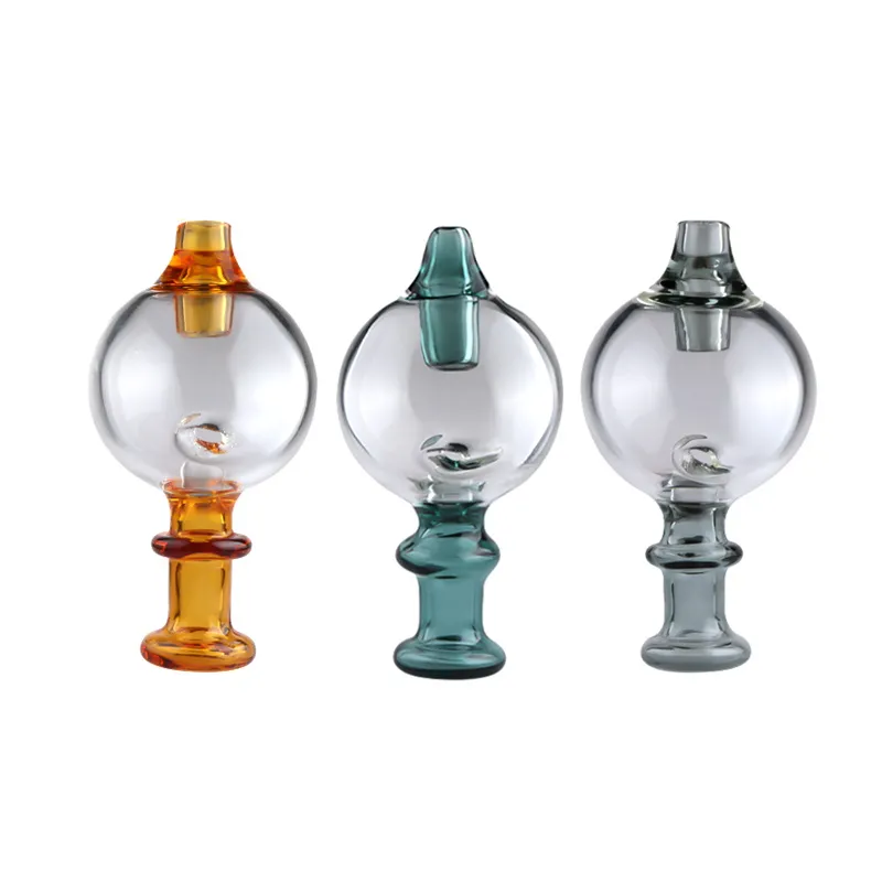 New Wholesale Glass Bubble Carb Cap With Glass Pearl 30mmOD Colorful ...