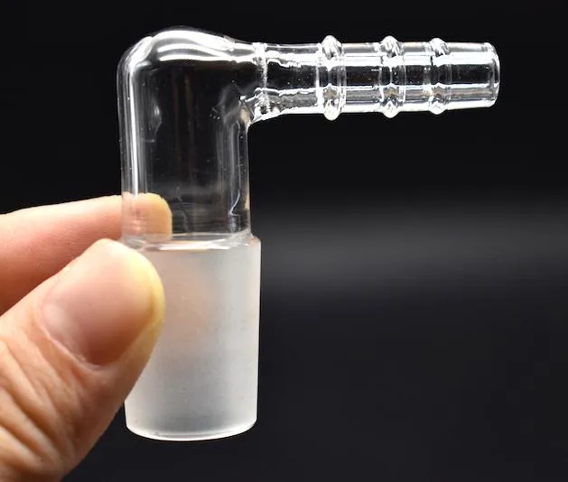14mm 18mm Male Female Glass Vapor Whip Adapter 90Degree Extreme Q V ...