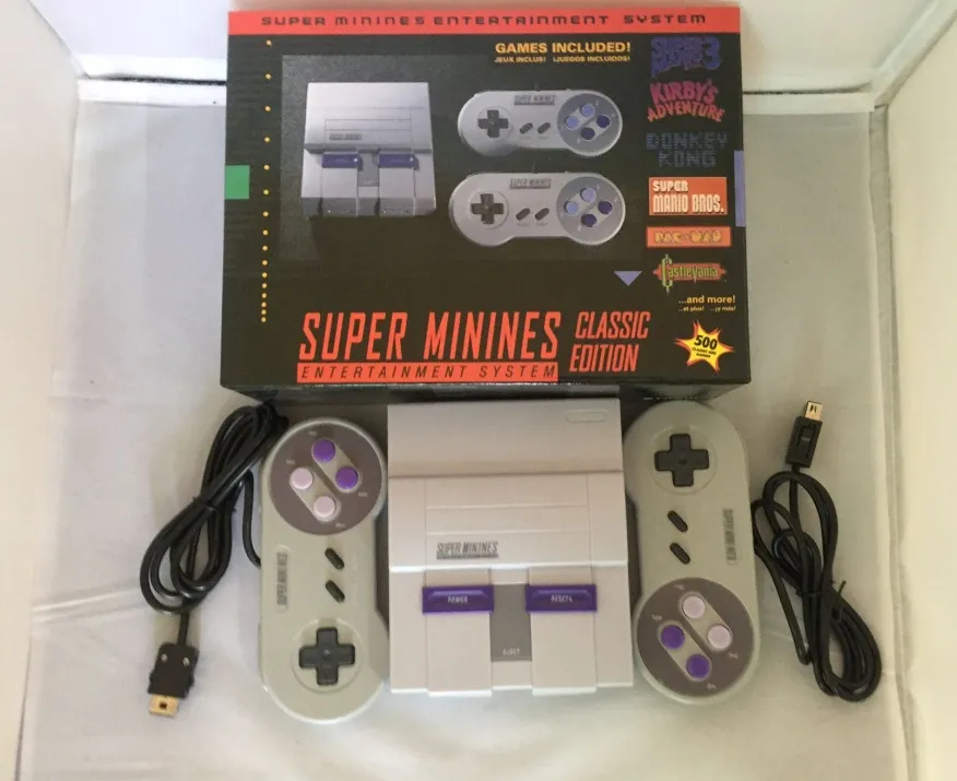 DHgate.com:SNES Mini Classic Game Console, 2 Controllers, HDMI, Built ...