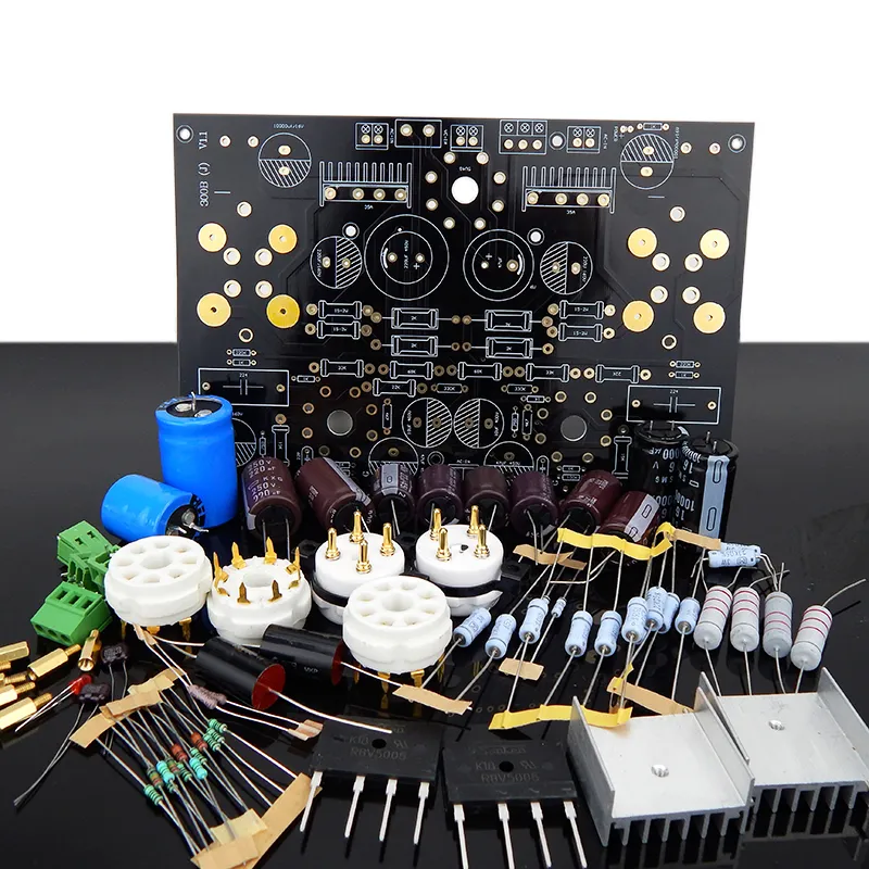 HIFI Tube Amplifier Kits, Vacuum Tube Amplifier DIY Audio Set With 6SN7 ...