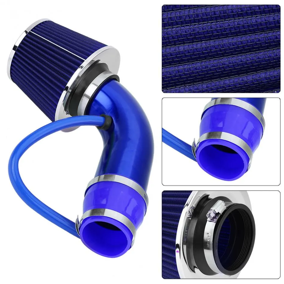Blue Car Engine Intake Pipe Air Filter Mushroom Head Productivity 76Mm ...