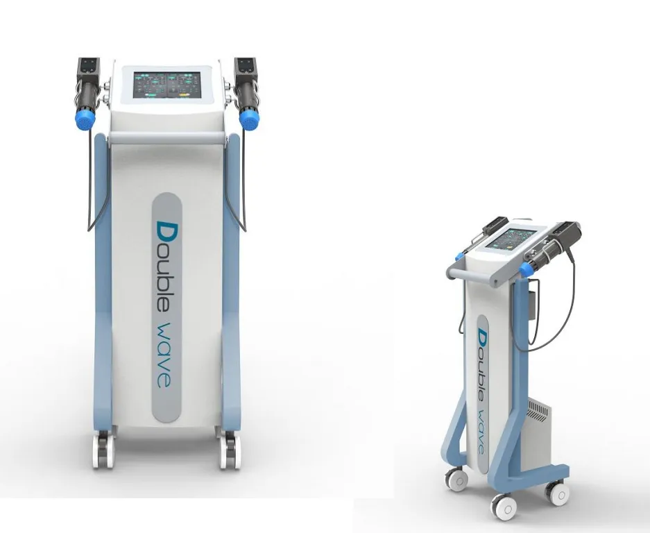 Slimming treatment machine with two probes for simultaneous ...
