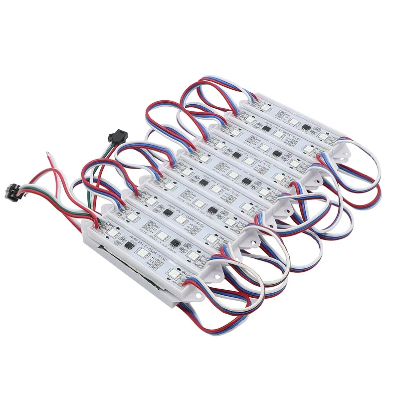 5050 SMD LED Module: Waterproof 12V LED Lights Waterproof, Digital 2811 ...