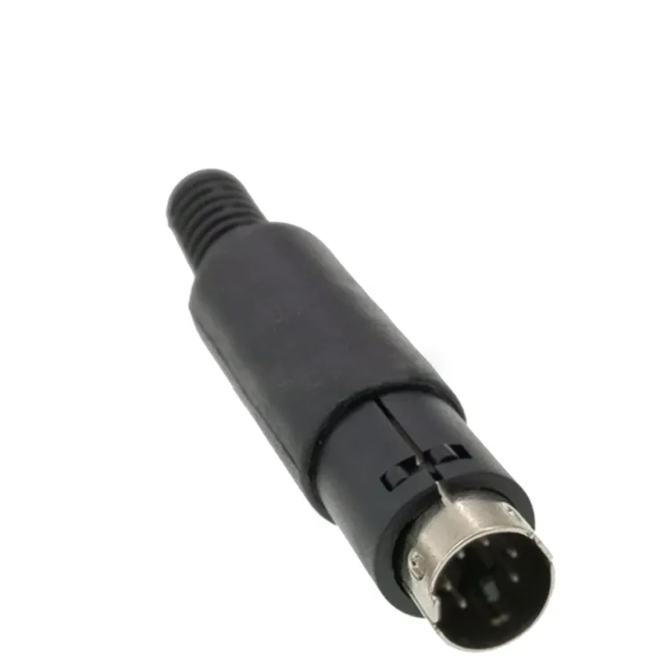 10-Pack PS2 Male Plug Connector Kit - 6 Pin Mini DIN S-Terminal for ...