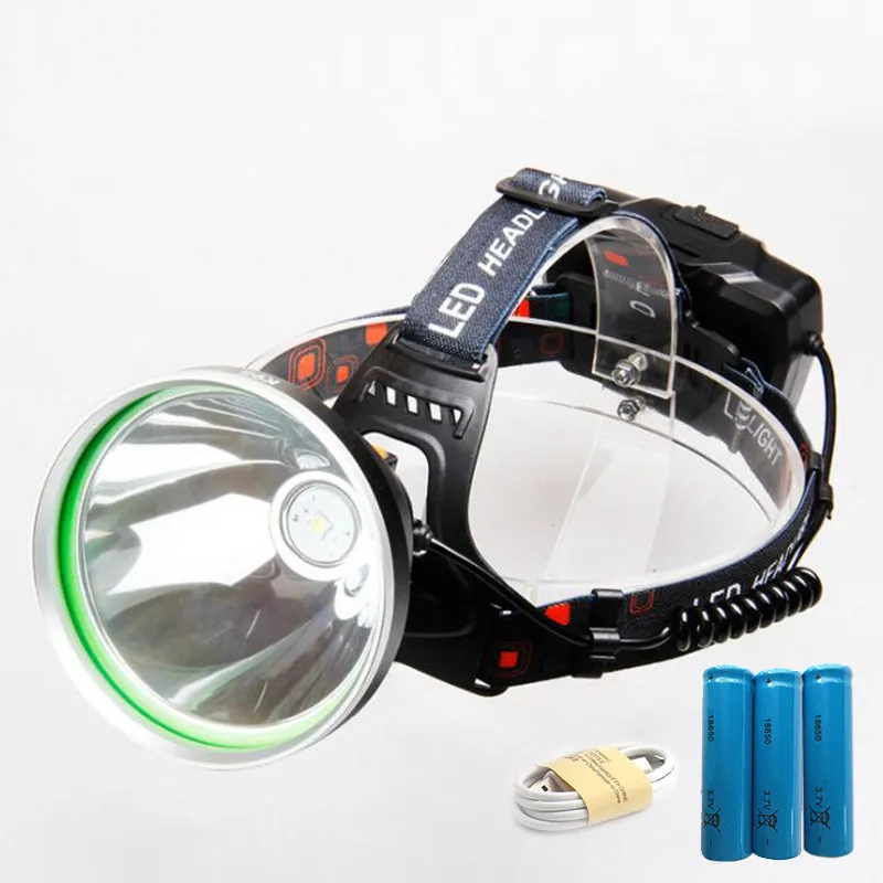 DHgate.com:High Bright P50 LED Headlamp, USB Rechargeable Headlight ...