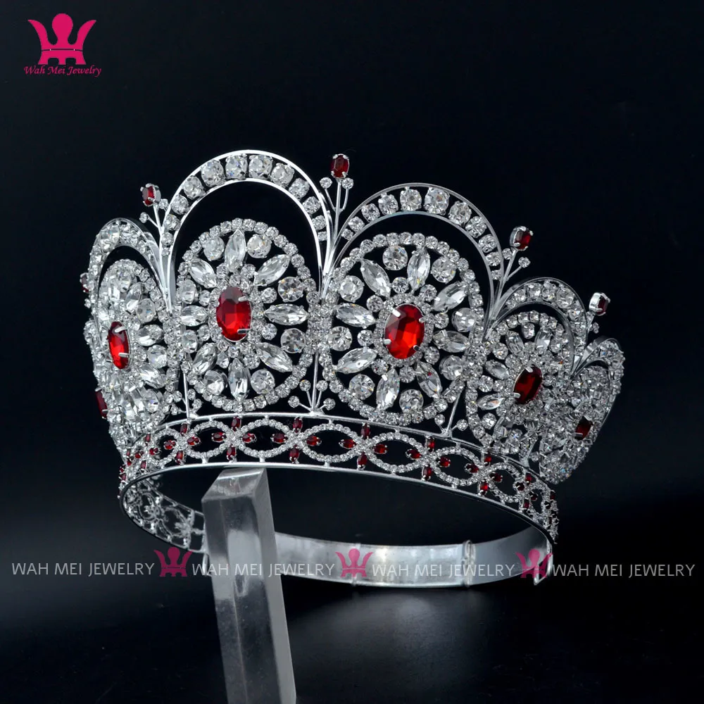 Handmade Red Stone the crown with Adjustable Round Circles - Mo249 High ...