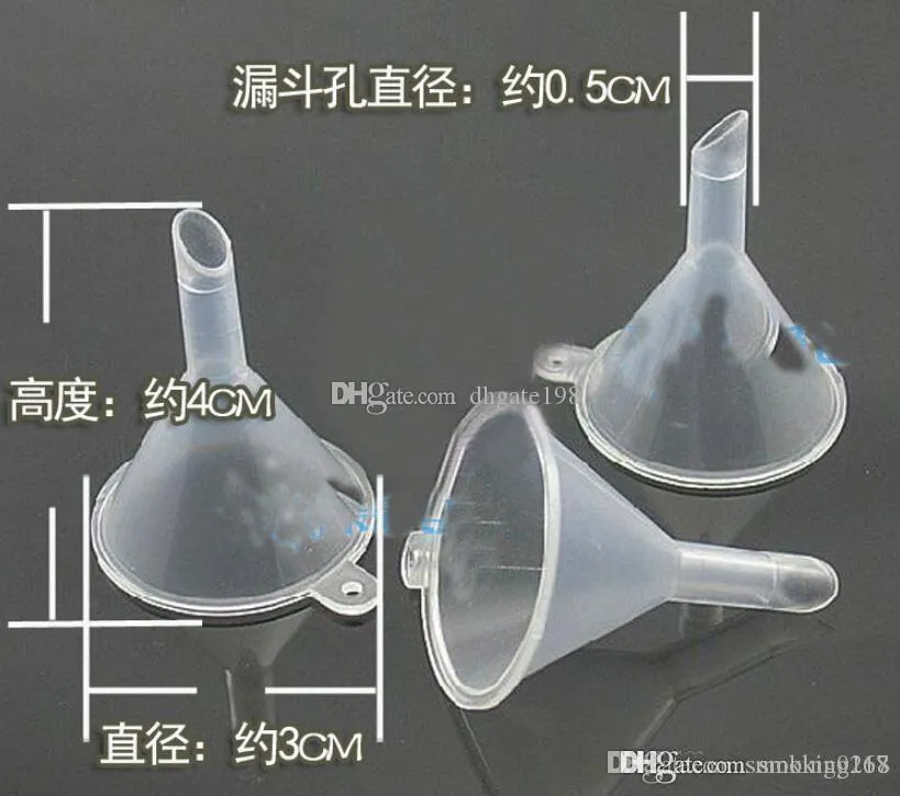 Mini Perfume Bottles: Set Of Small Plastic Funnels For Liquid Transfer ...