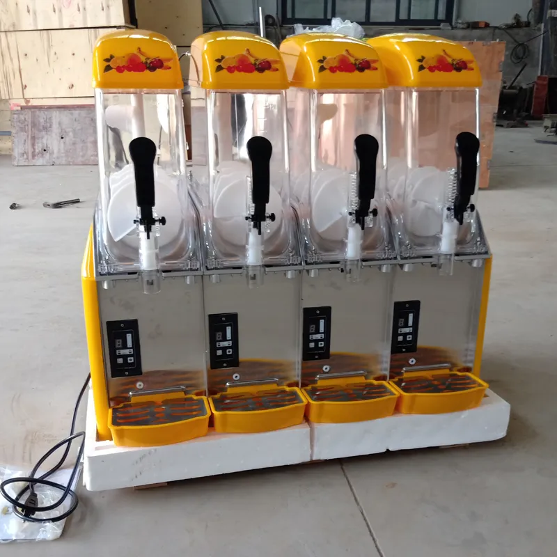 Commercial Smoothie Machine: Four Tank Slush Machine With 48L Capacity ...