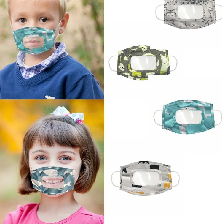 Clear Window Children's Face Mask for Lip Reading & Visible Expression ...