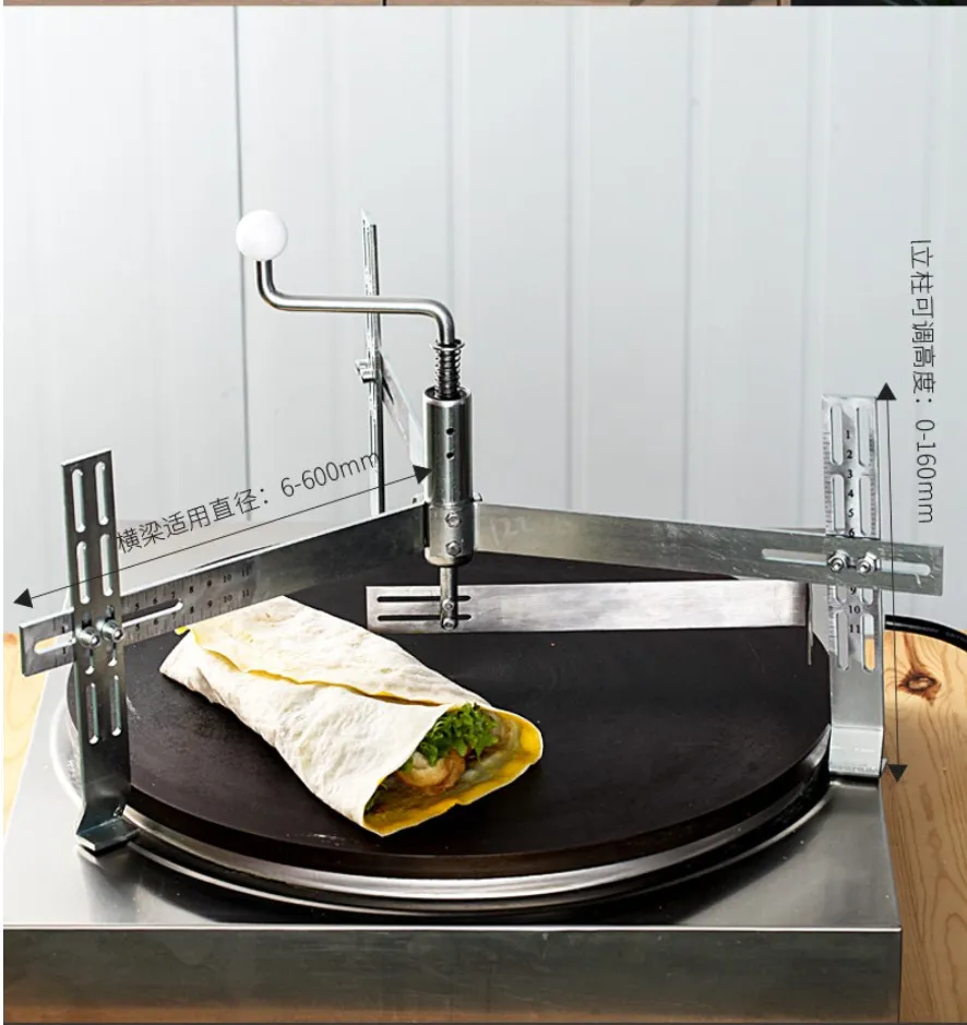 Stainless Steel Crepe Pan & Batter Spreader Set Lightweight Crepe Maker ...