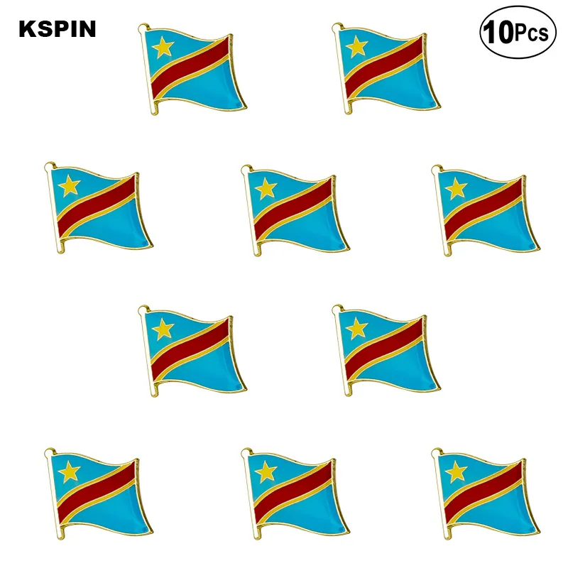 Congo Flag Lapel Pin Badge: Premium Quality Brooch Pin - Shop Now! Add ...