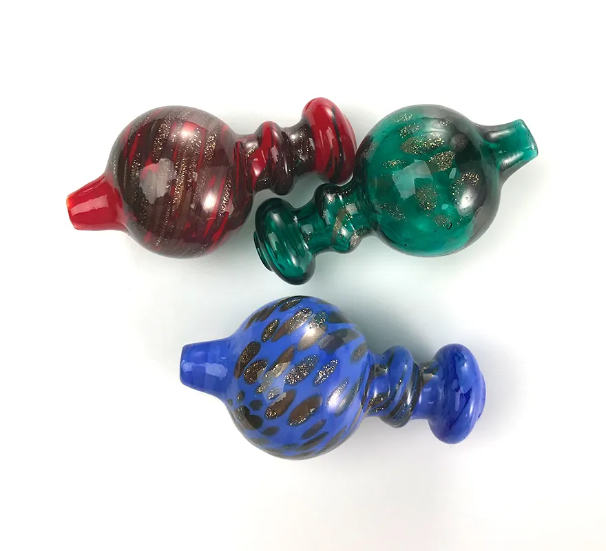 Colorful Glass Carb Cap For 2024 Quartz Banger Thick Glass Dab Tool For ...