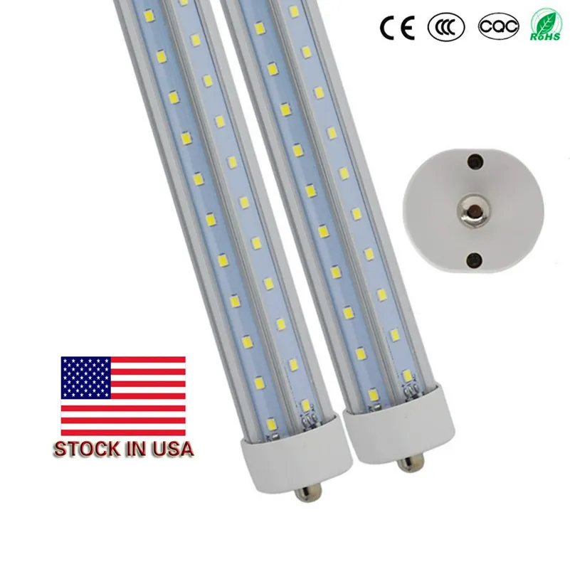 8FT LED Tube Lights: 45W, 4500LM, Single Pin FA8 - Energy Efficient 8 ...