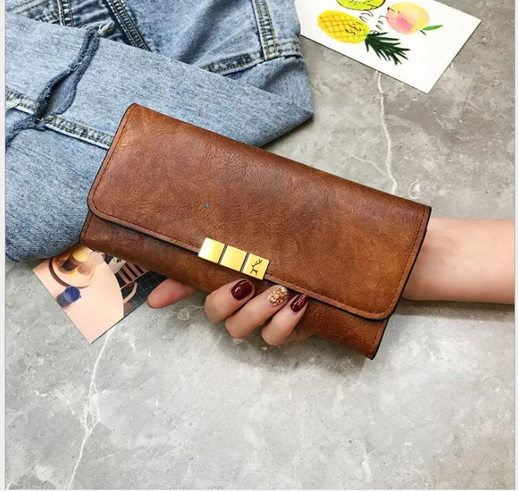 DHgate.com:Premium PU Leather Clutch Handbag Purse Wallet - Long ...