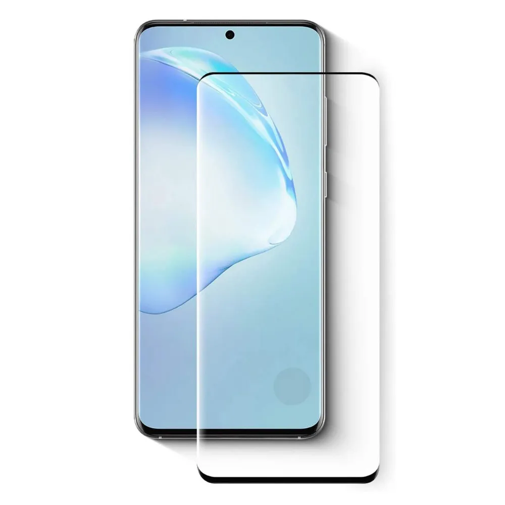 Fingerprint Unlock Glass Full Coverage Screen Protector For Samsung ...