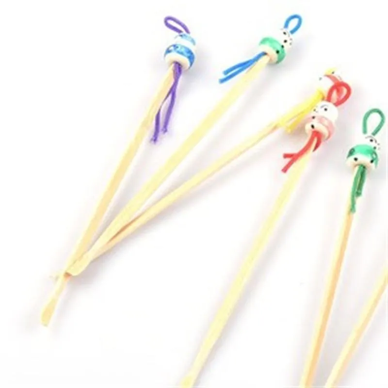 Wooden Chinese Doll Cute Ear Spoon Stickss Cartoon Natural Bamboo ...