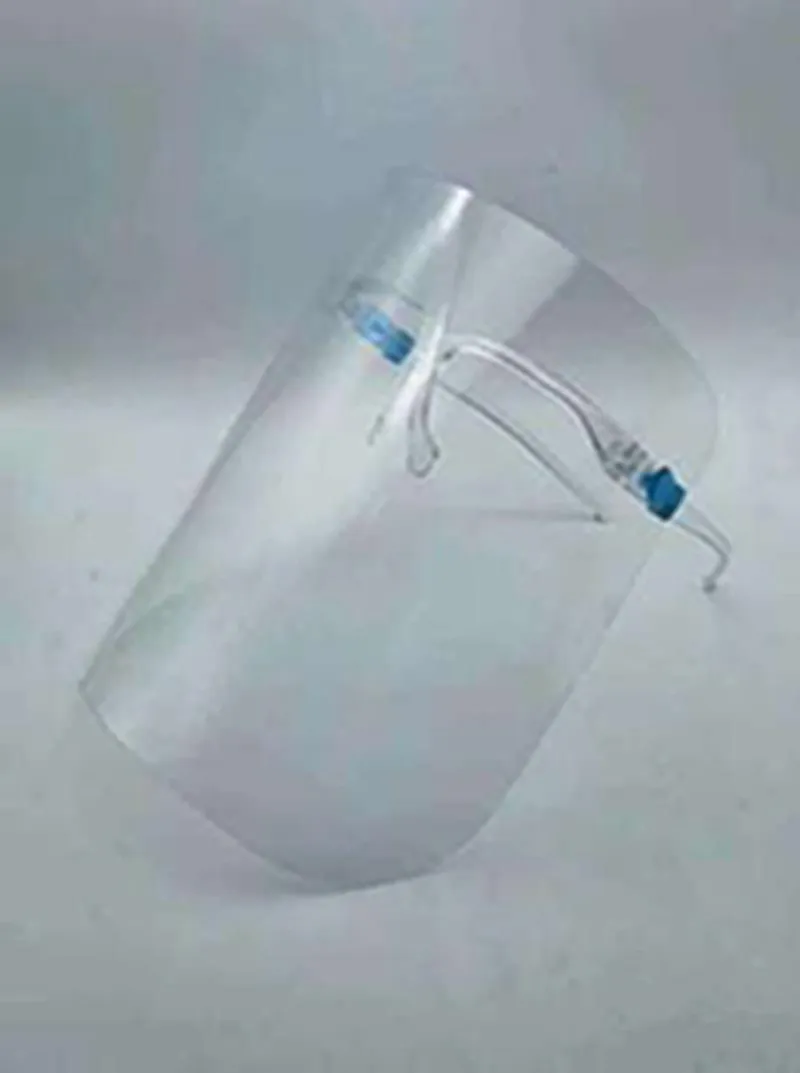 Protective Clear Face Shield Glasses - In Stock Safety Glasses Frame ...
