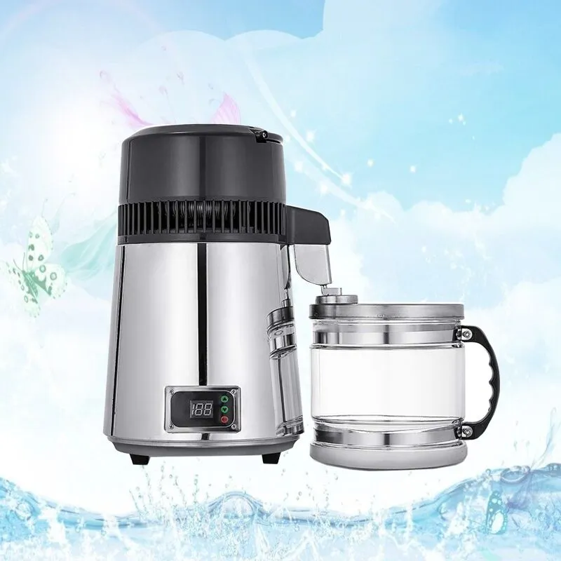 1L Pure Water Distiller: Premium Stainless Steel Electric Purifier for ...