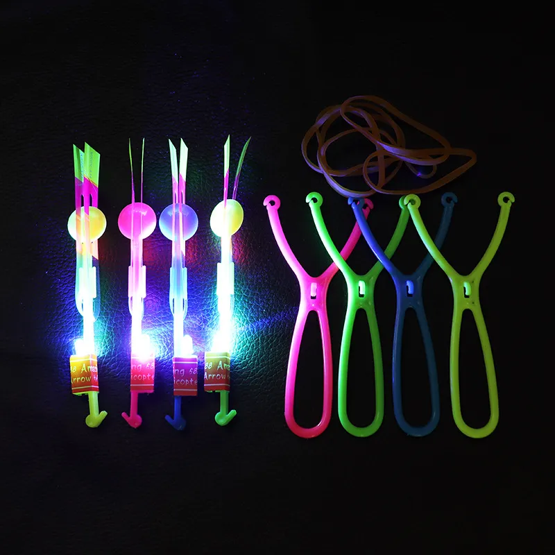 LED Arrow Rocket Helicopter Fun Light Up Rave Toys With Flashing Lights ...