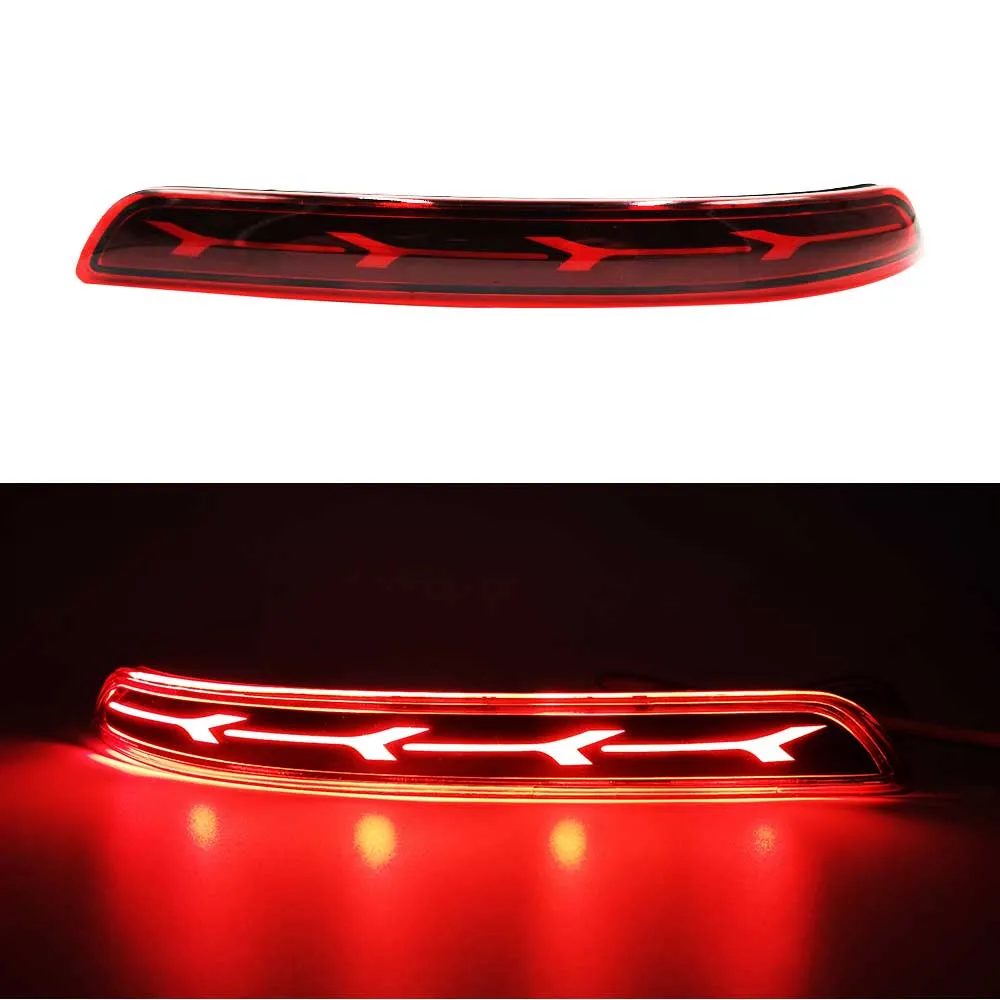 ₩15481에서 1 세트 Led 리플렉터 자동차 테일 라이트 후면 안개 램프 범퍼 라이트 브레이크 라이트를 들어 도요타 이노