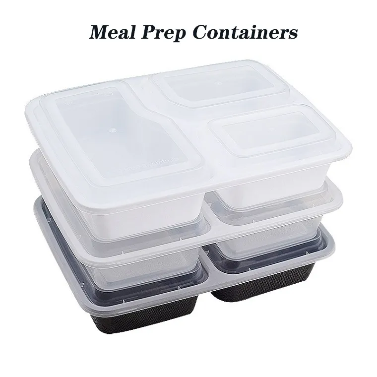 DHgate.com:3-Compartment Meal Prep Food Storage Containers | BPA-Free ...