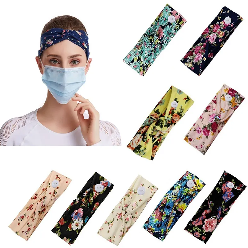 Flower Print Cross Headbands for Women - 22 Styles to...