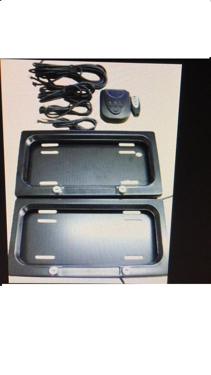 Hidden License Plate Frame: Metal Auto Remote Control Stealth Privacy ...