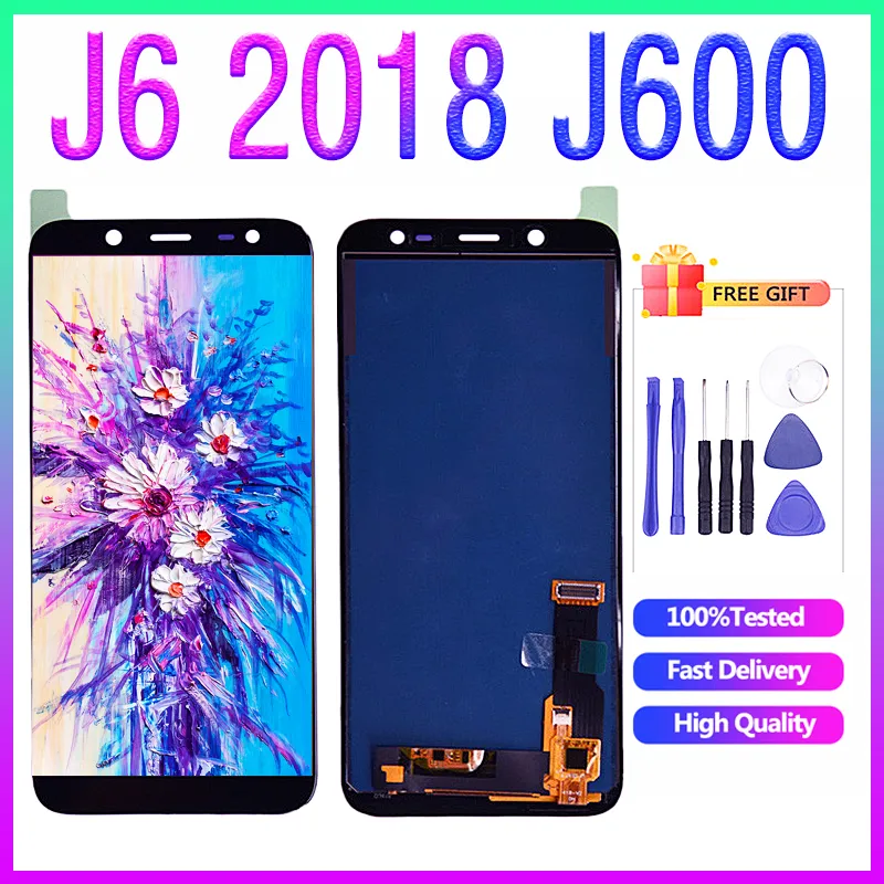 Pour Samsung Galaxy J6 2018 J600 J600F Écran LCD Avec Écran Tactile ...