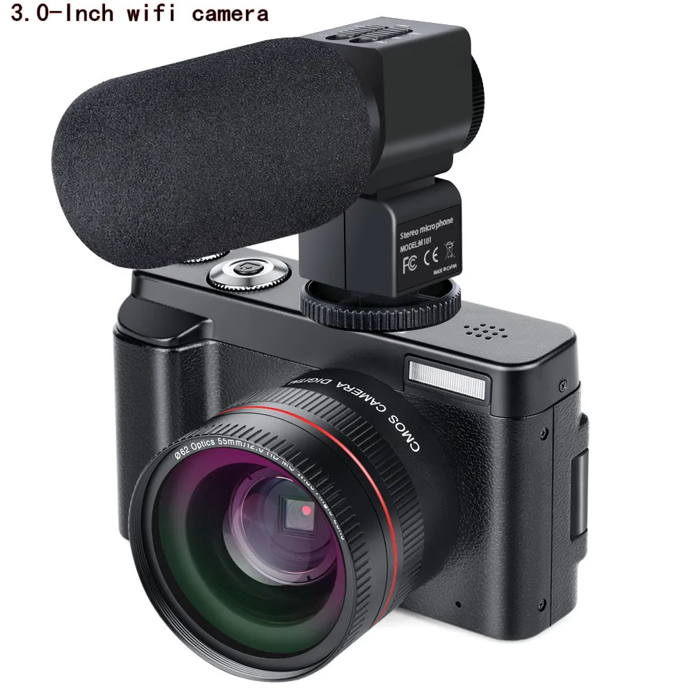 Portable Digital Camera - 24MP Mirrorless, 16X Zoom, HD WiFi, Face ...