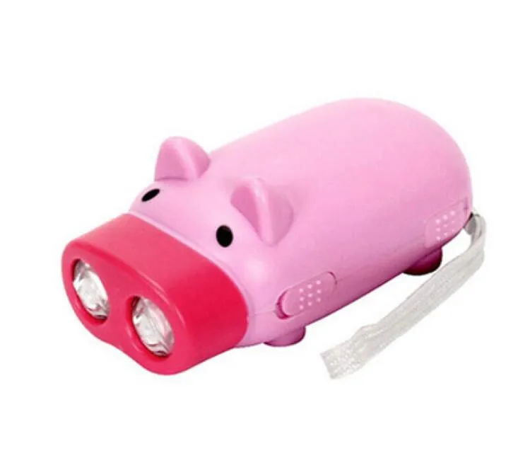 Hand Crank LED Flashlight - Portable Dynamo Torch for Camping ...