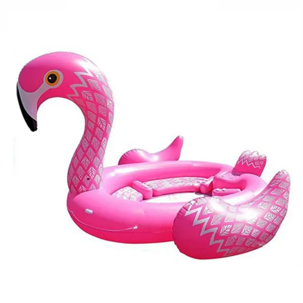 6 People Giant Inflatable Flamingo Pool Float Large Floats Island For ...