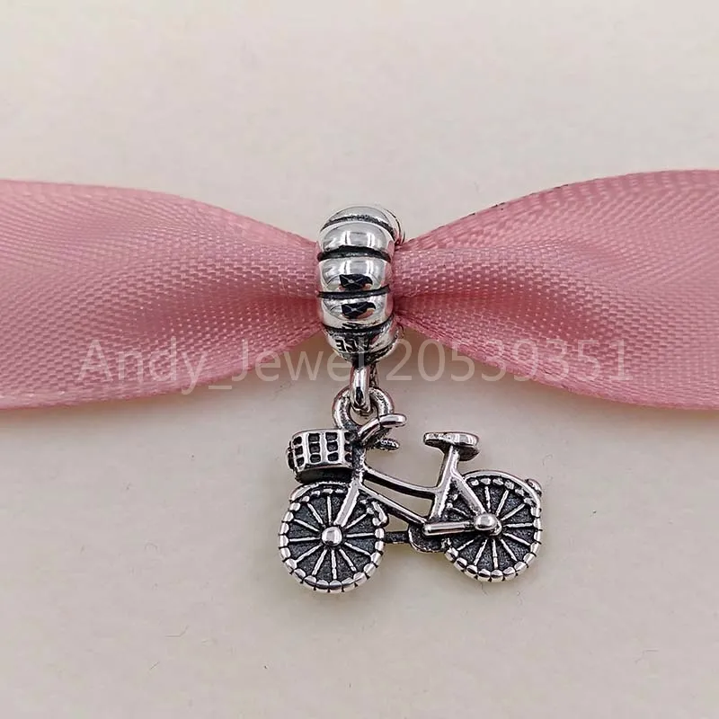Authentic 925 Sterling Silver Bicycle Charm - Fits Pandora, European ...
