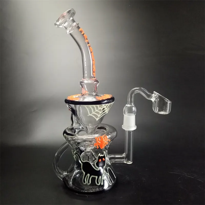 NOUVEAU DESIGN DAP Rig Bong Bong Halloween Glass Water Bongs 9,8 Pouces ...