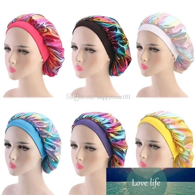 DHgate.com:Wide Stretch Satin Breathable Bandana Sleeping Turban Hat ...