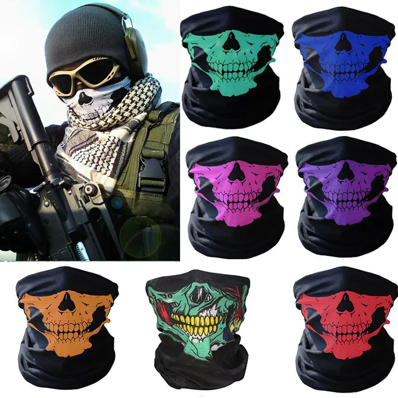 DHL Halloween Skull Skeleton Scarf Magic Neck... From Renewal, $1.57 ...
