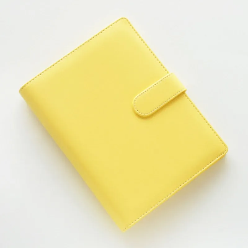 Wholesale A6 Empty Notebook Binder Loose Leaf Design, PU Leather Cover ...
