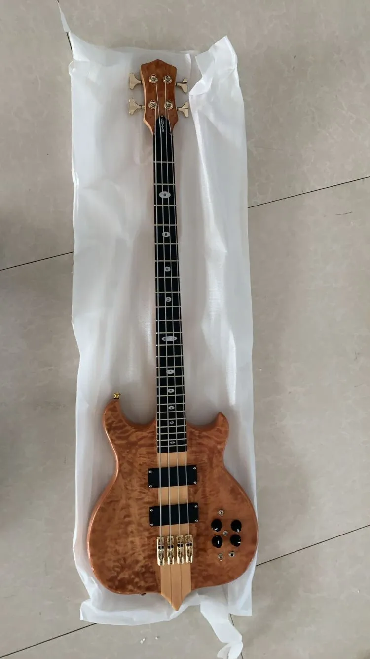 DHgate.com:Gold Hardware 5-String Electric Bass Guitar, Craftsmanship ...
