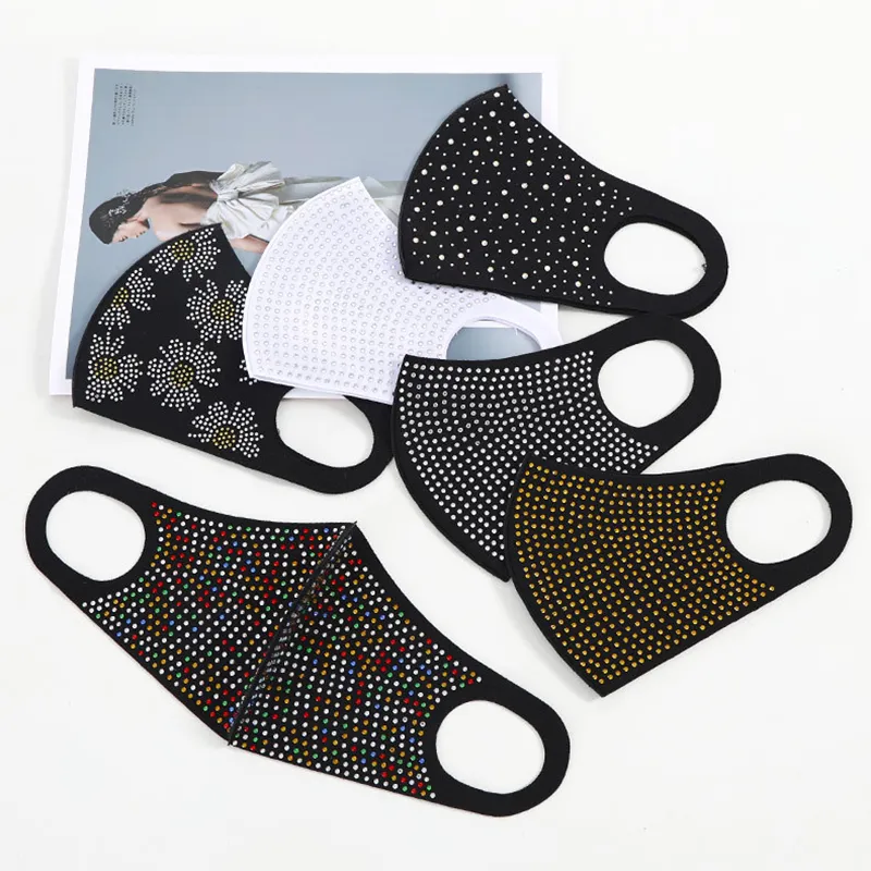 European Trendy Knitted Face Reusable Face Mask With Star Point ...