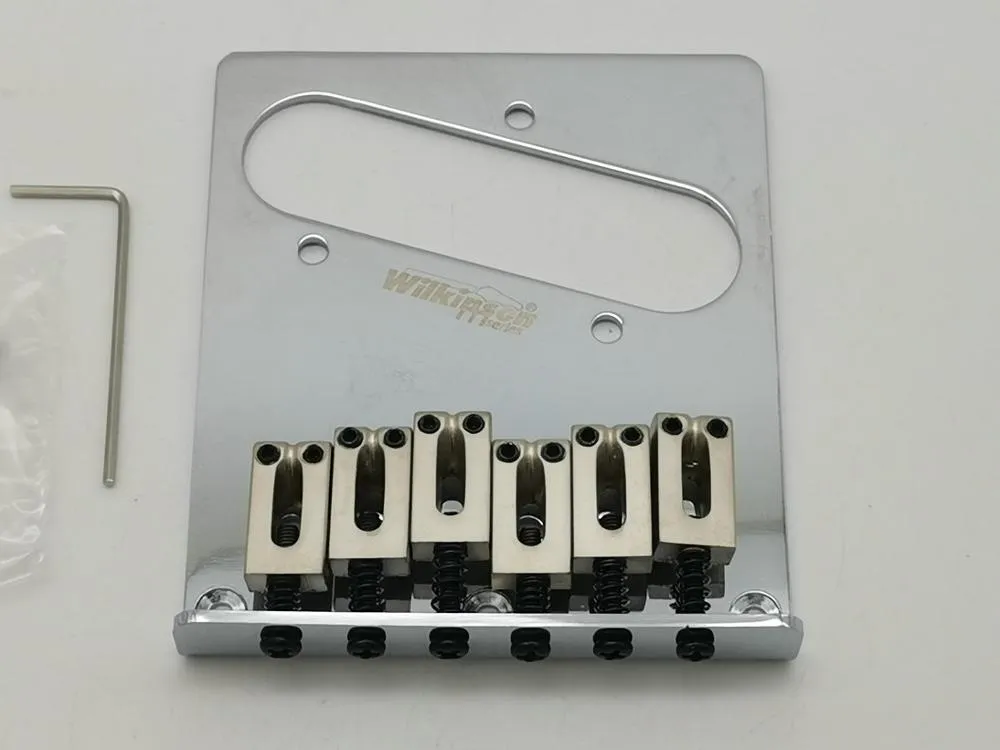 Guitare Électrique Vintage Bridge String Thru Guitar Bridge Chrome ...