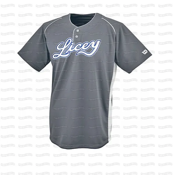TIGRES DEL LICEY DOMINICAN Team Custom Baseball Jersey Royal Blue Black ...