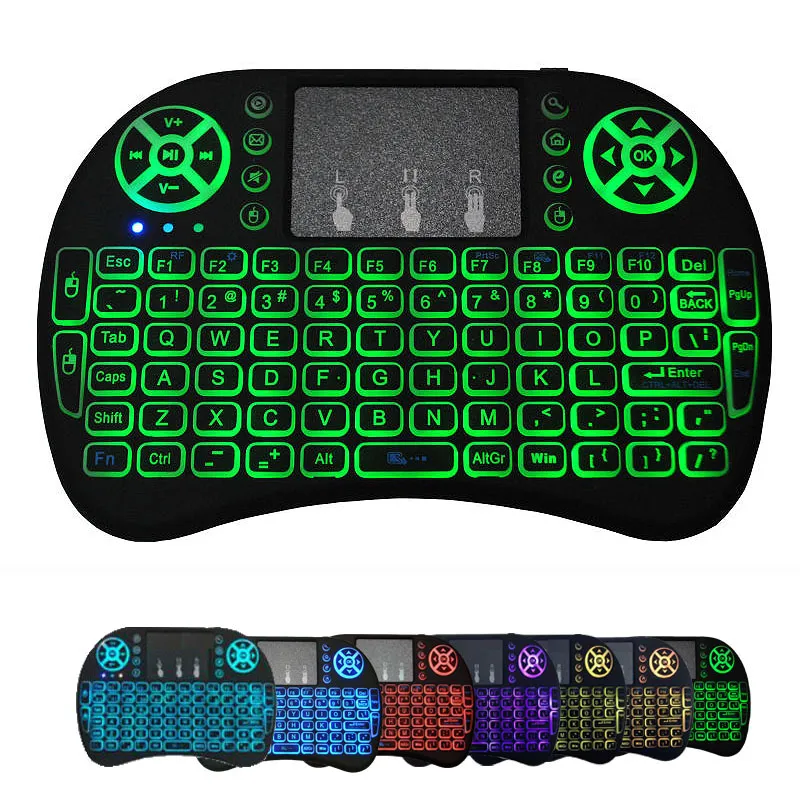 Mini I8 Wireless Keyboard with Backlight, 2.4G Air Mouse, Remote ...