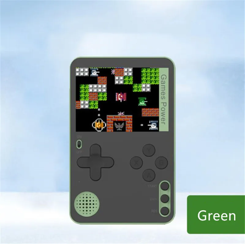 Palmtop Mini Electronic Game Console Can Store 500 Game Kids Toys Game ...