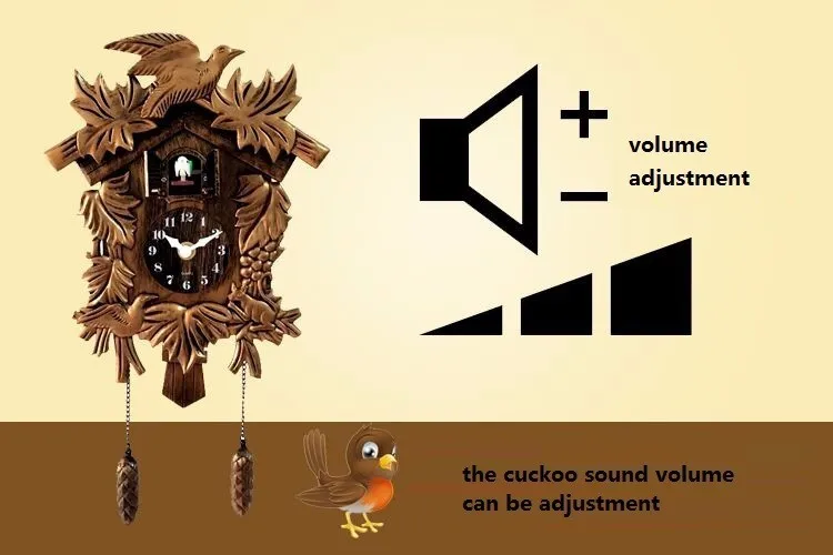 Modern Bird Cuckoo Clock, Wall Clock for Living Room, Children's ...