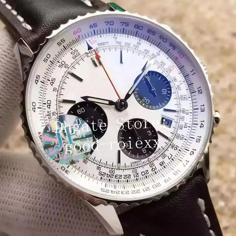 JFF Factory Valjoux Leather V2 Version Men's Automatic Chronograph ...