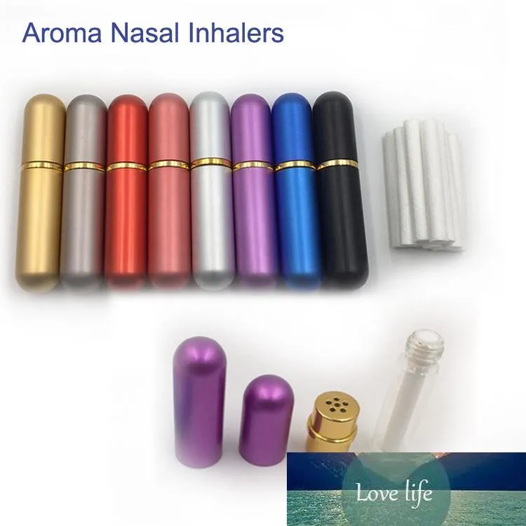 Refillable Nasal Inhaler Sticks Aluminum Aromatherapy Bottles With ...
