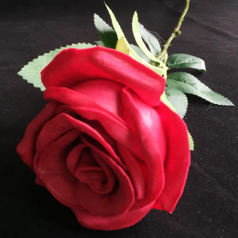 Real Touch Simulated Latex Rose Valentines Day Flower Proflowers 43cm ...