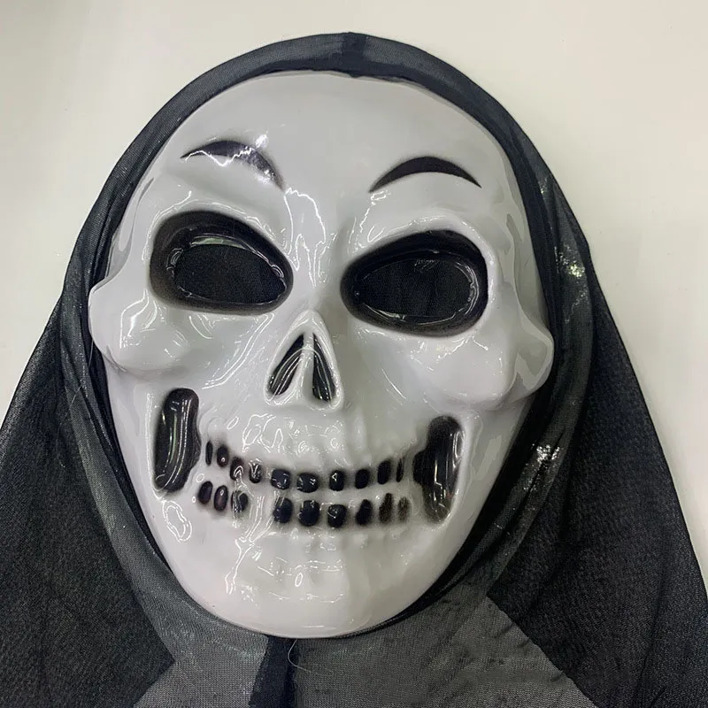 Halloween Crack Skull Mask Halloween Skeleton Horror Mask Party ...