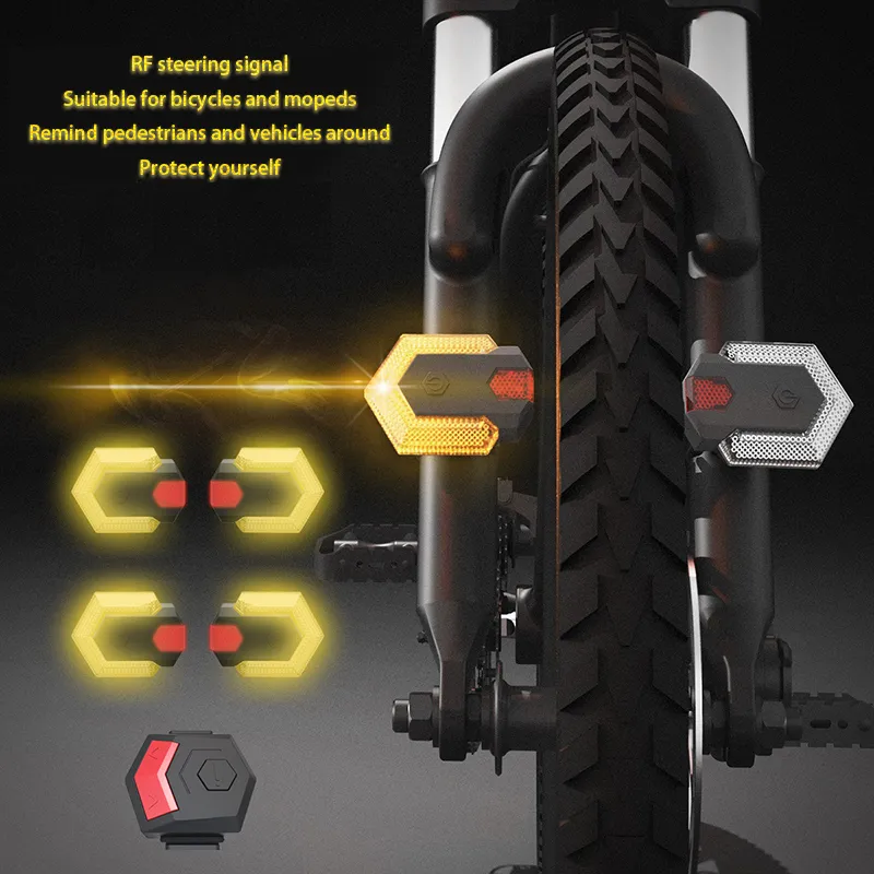 DHgate.com:1set Bike Turn Signals Front and Rear Light with Smart ...