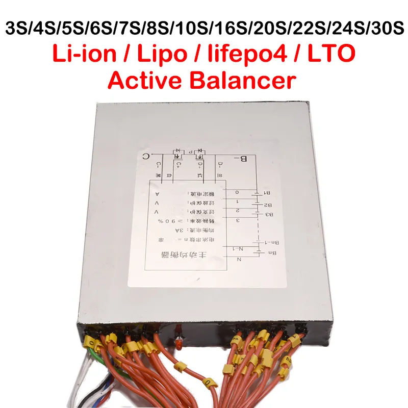 Active Balance Board BMS Balancer 3S 24S For 3A Li Ion Lipo Lifepo4 LTO ...